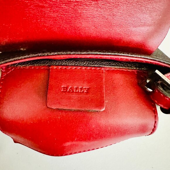 Bally | Bags | Authentic Bally Leather Mini Crossbody Bag Vintage Made ...
